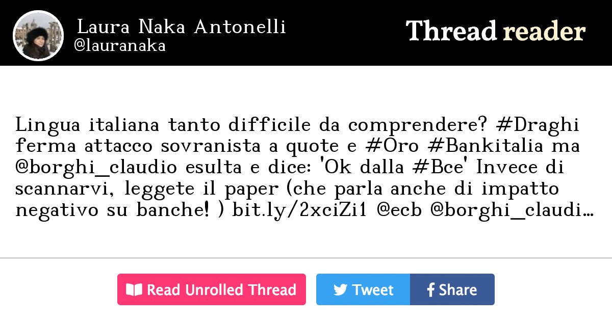 Thread by @lauranaka: "Lingua italiana tanto difficile da comprendere? ferma attacco sovranista ...