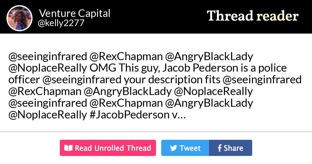 Thread by @kelly2277: @seeinginfrared @RexChapman @AngryBlackLady ...