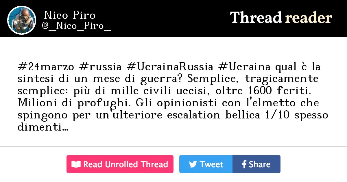 Thread by @_Nico_Piro_ on Thread Reader App – Thread Reader App