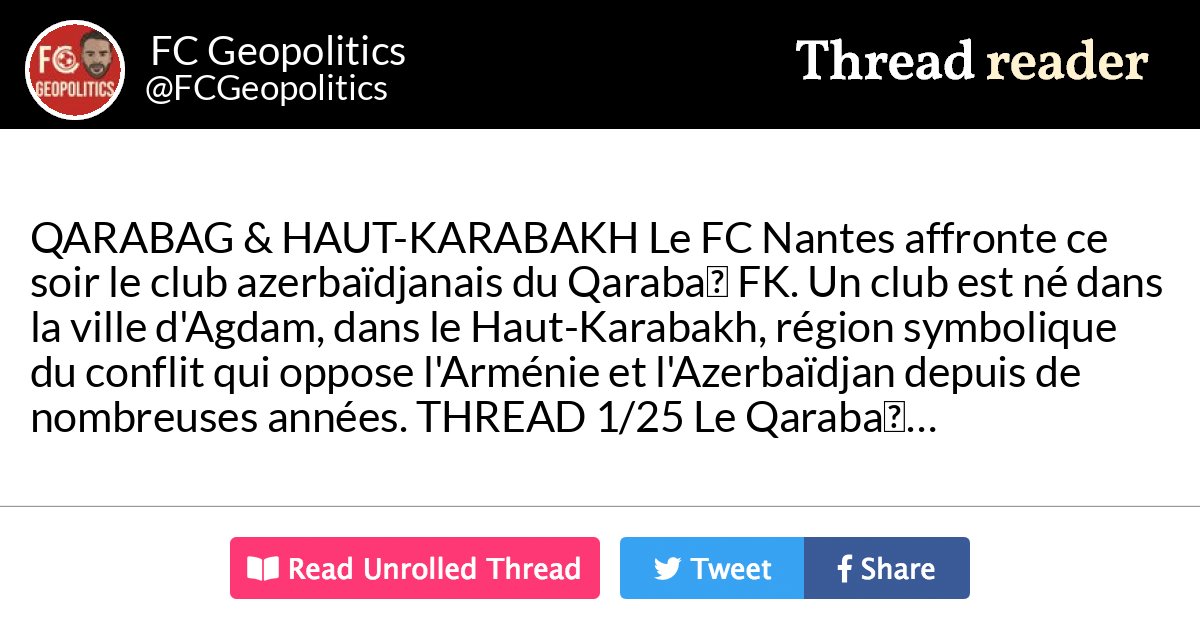 Thread by @FCGeopolitics on Thread Reader App – Thread Reader App
