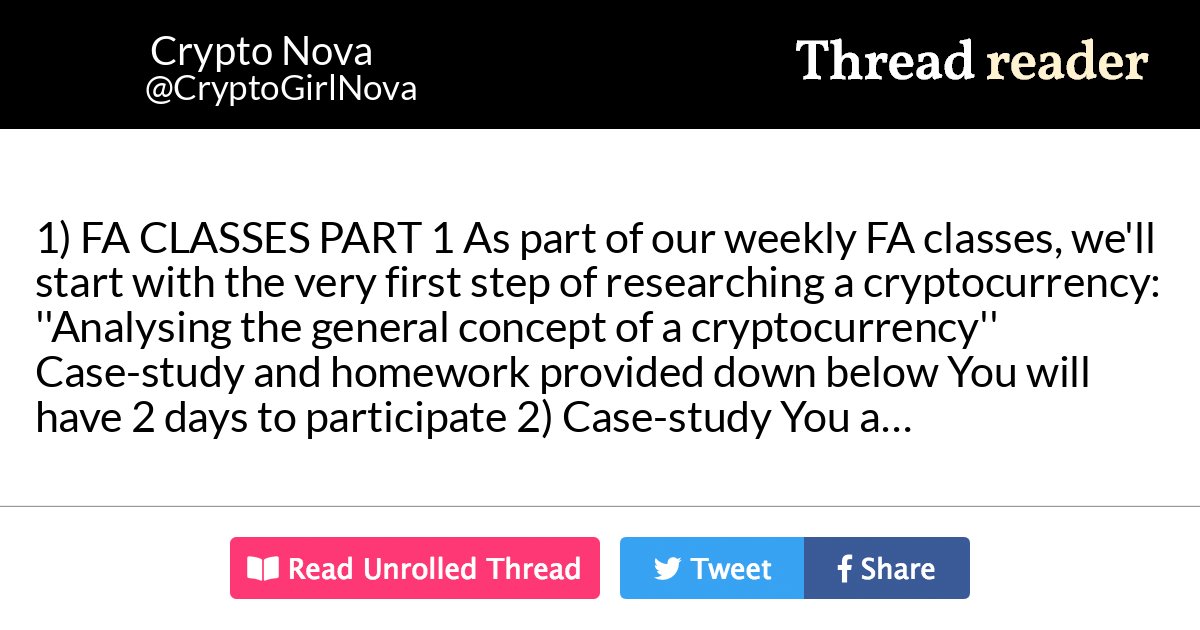 Thread by @CryptoGirlNova on Thread Reader App – Thread Reader App
