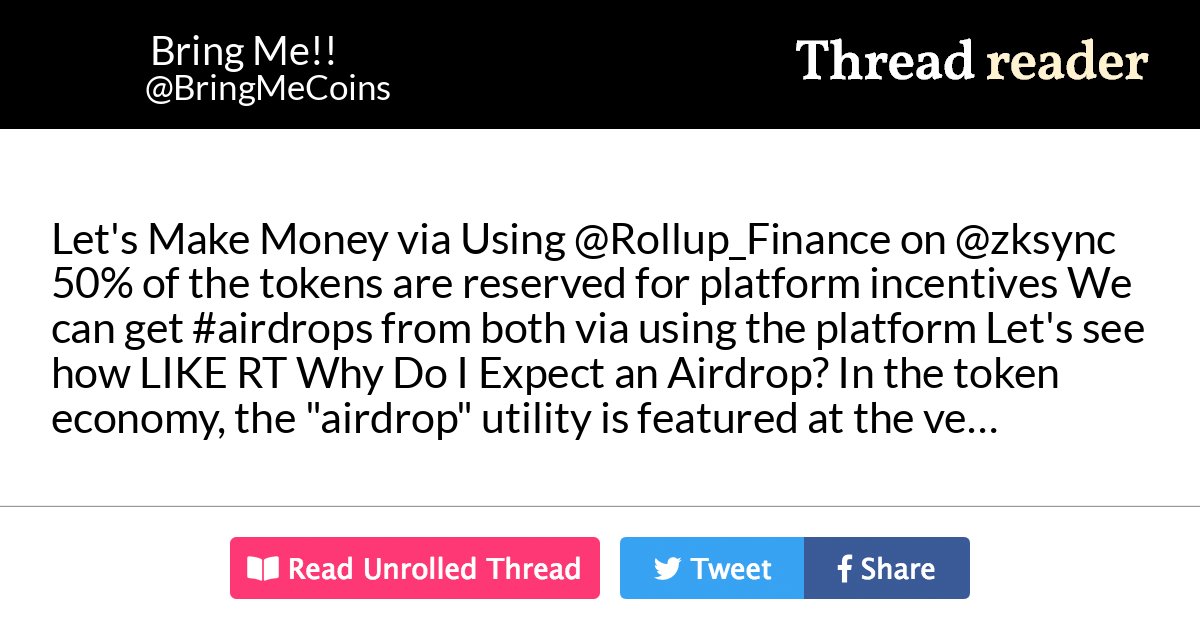 Thread by @BringMeCoins on Thread Reader App – Thread Reader App