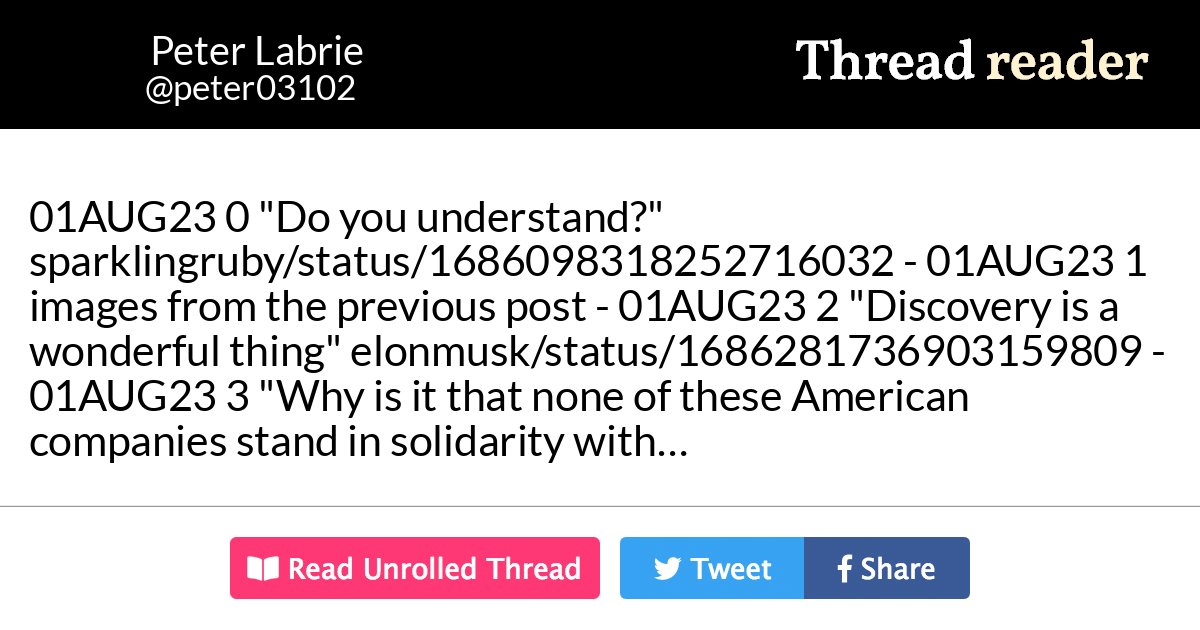 Thread by @peter03102 on Thread Reader App – Thread Reader App