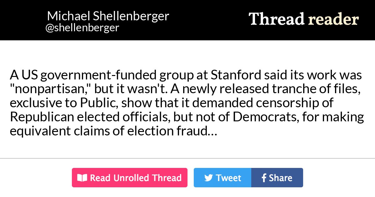 Thread by @shellenberger on Thread Reader App – Thread Reader App